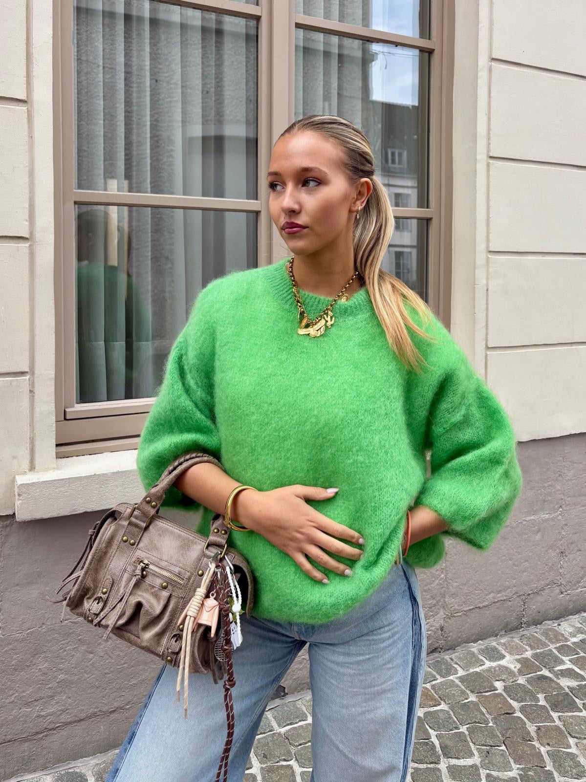 Pull vert - ANDREA – Aloha Boutique
